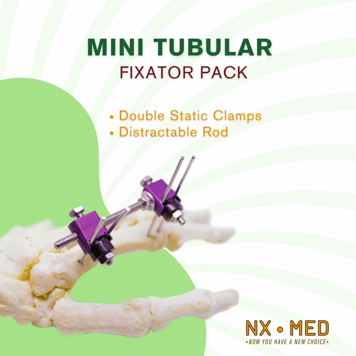 Mini Fiksators - Phalanx, Metacarpal and Metatarsal Fixation Systems